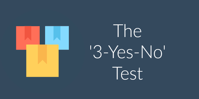 What The ’3-Yes-No’ Test Can Teach You About Buying - BirdSend Academy