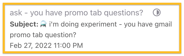 (1) Case Study: Outta Promo Tab